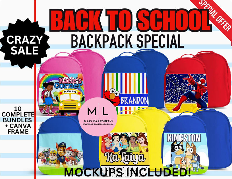 Complete Back to School Small Backpack Bundle – M LaShea & Company
