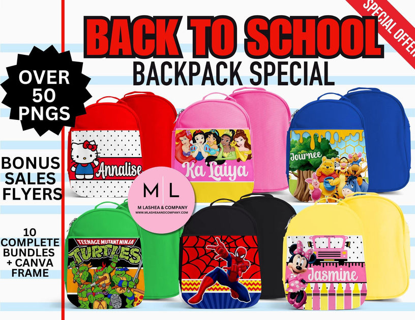 Complete Back to School Small Backpack Bundle – M LaShea & Company