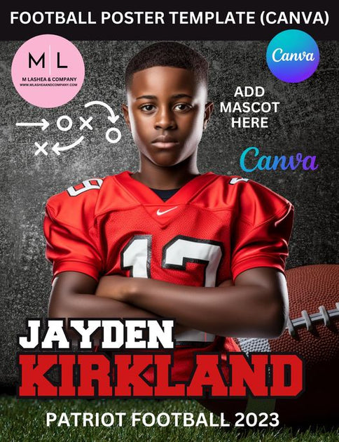 Canva Football Poster Template – M LaShea & Company