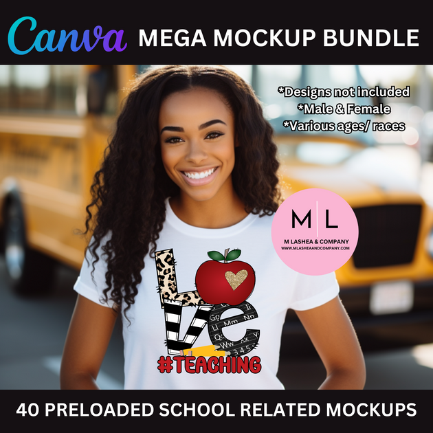 Canva Mega School Mockup Bundle – M LaShea & Company