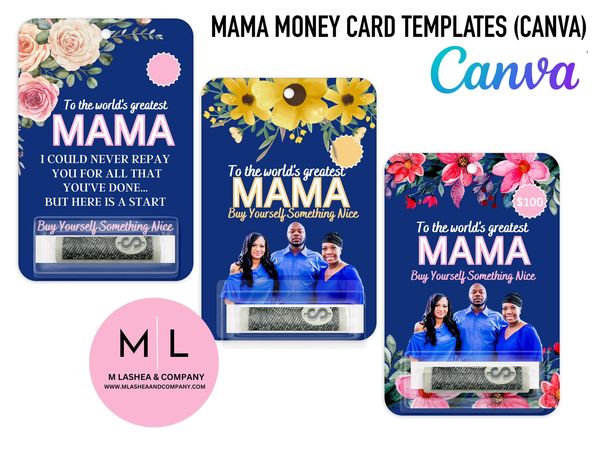 Mama Money Card Templates – M LaShea & Company