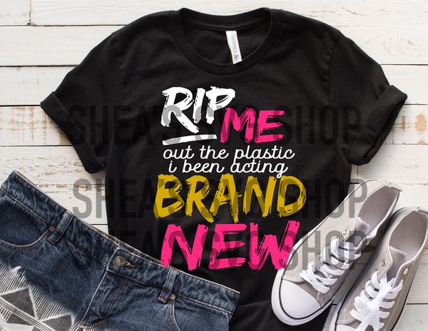 Rip Me Out The Plastic SVG + PNG – M LaShea & Company