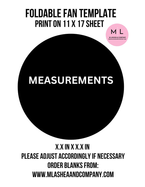 CANVA FOLDABLE FAN TEMPLATES – M LaShea & Company