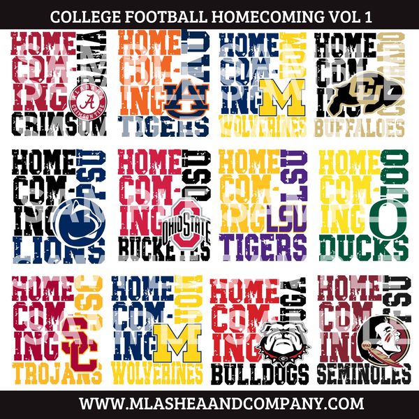 College Football Homecoming Vol 1 – M LaShea & Company