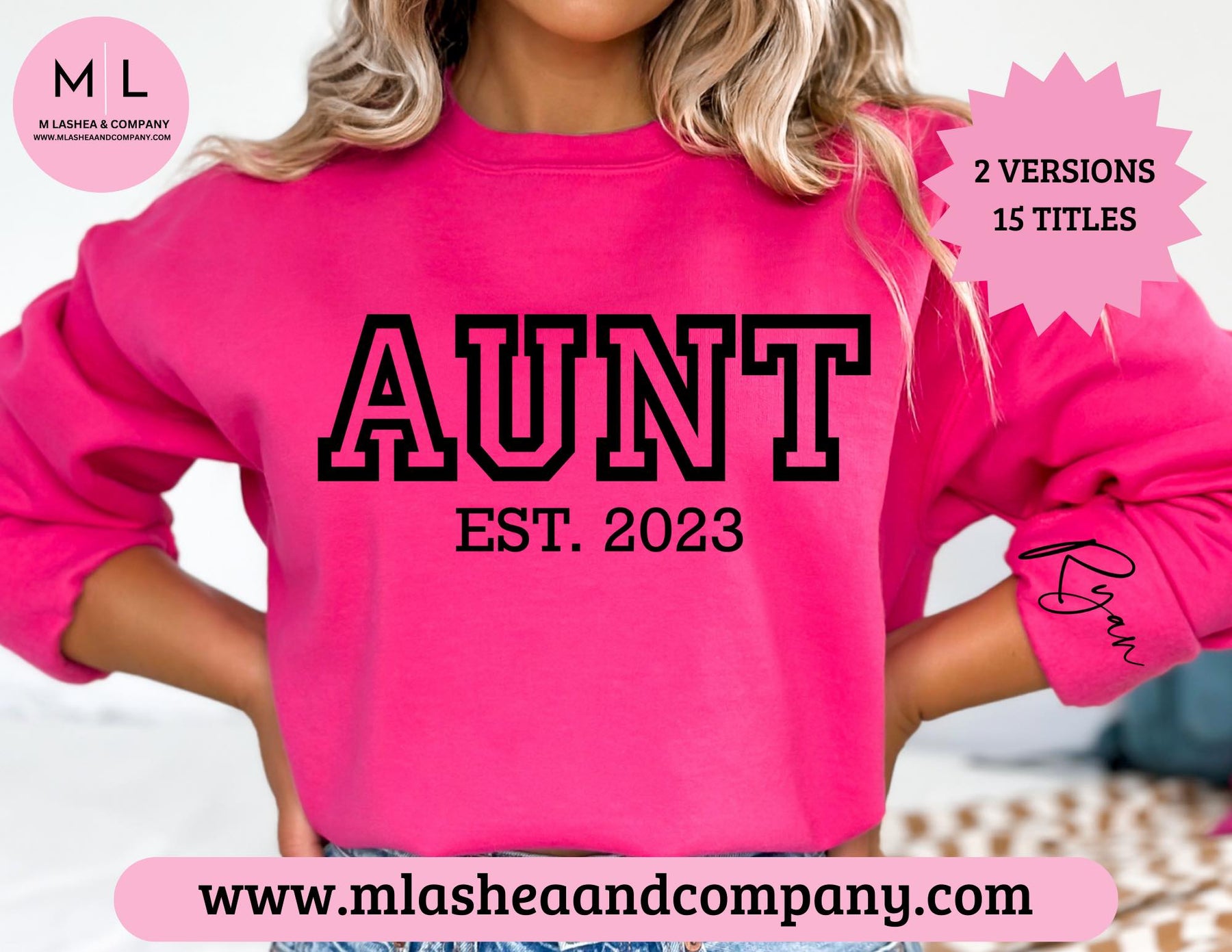 SWEATER TITLES SVG Bundle – M LaShea & Company