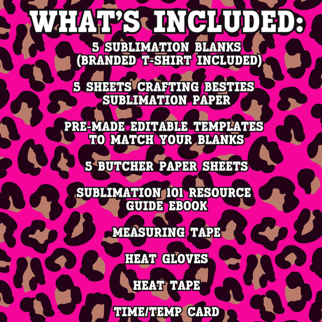 SUBLIMATION STARTER KIT – M LaShea & Company