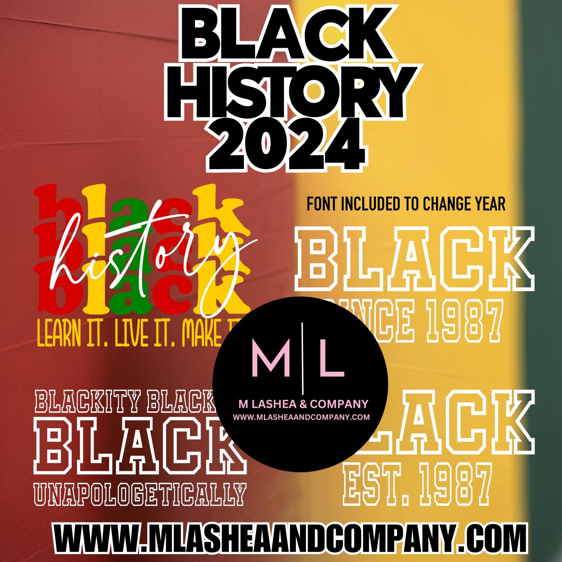 Black History 2024 SVG PNG BUNDLE – M LaShea & Company
