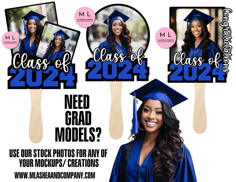 Royal Female Grad Mock Models Vol 1 (PNG) – M LaShea & Company