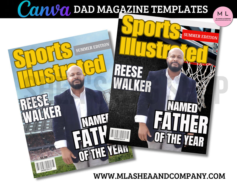 CANVA Dad Magazine Templates – M LaShea & Company