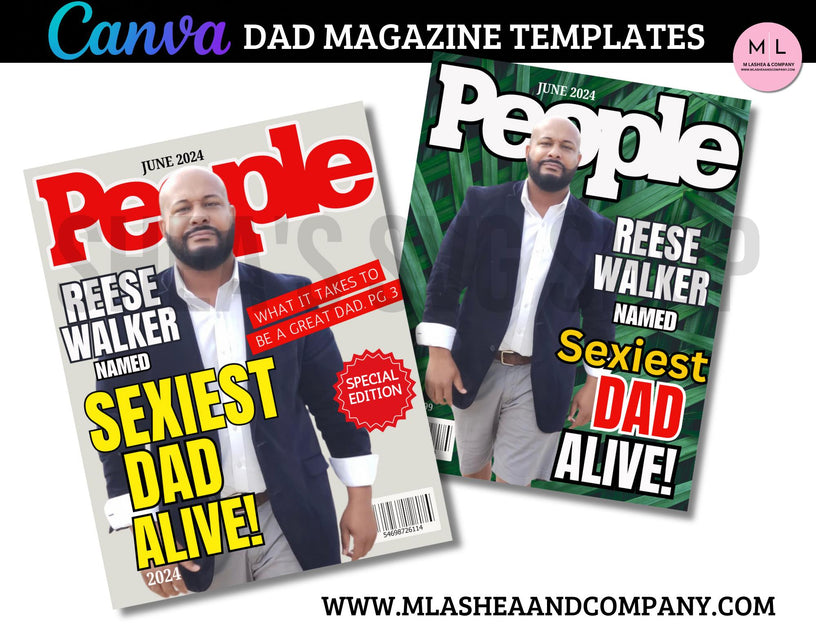 CANVA Dad Magazine Templates – M LaShea & Company