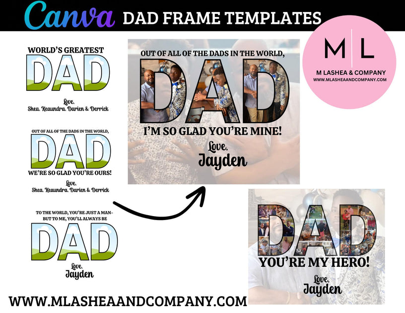 DAD COLLAGE FRAME COLLECTION – M LaShea & Company