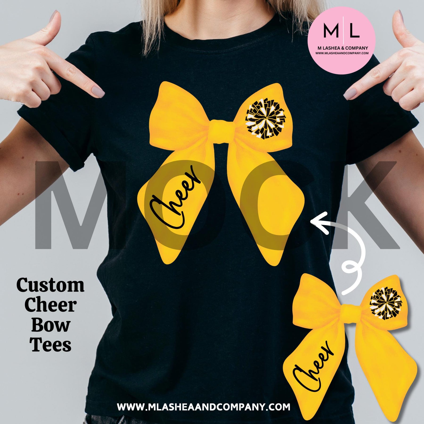 Canva Cheer Bows – M LaShea & Company