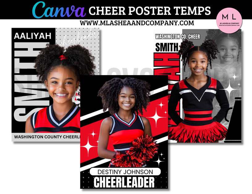 Canva Cheer Poster Temps – M LaShea & Company