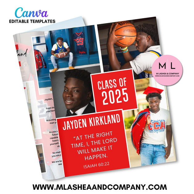 Canva Senior Grad Booklet Templates – M LaShea & Company