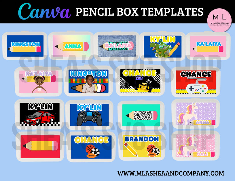Canva Pencil Case Templates – M LaShea & Company