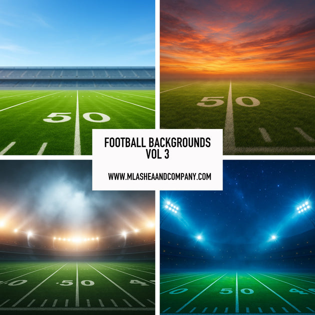 Football Backgrounds Vol 3 (PNG) – M LaShea & Company