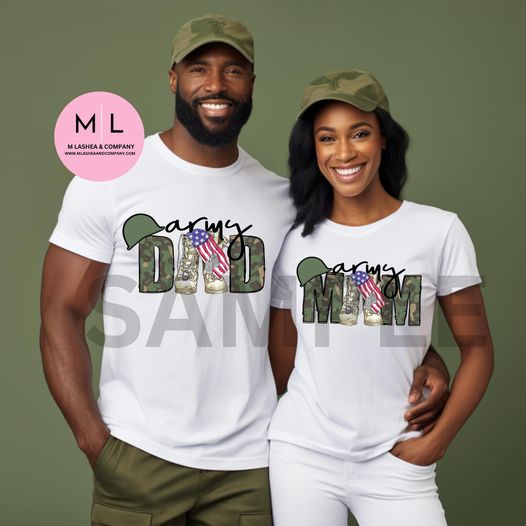 Army Mom + Dad DTF Transfers – M LaShea & Company