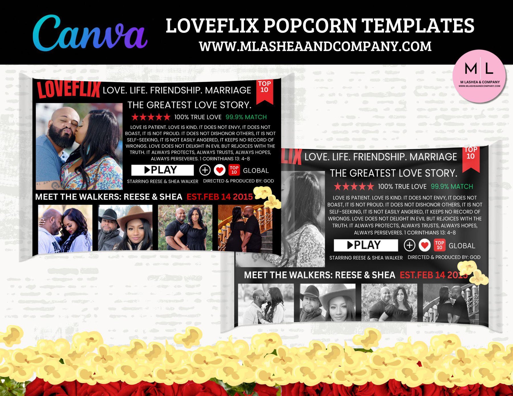 NEW Love Day Templates – M LaShea & Company