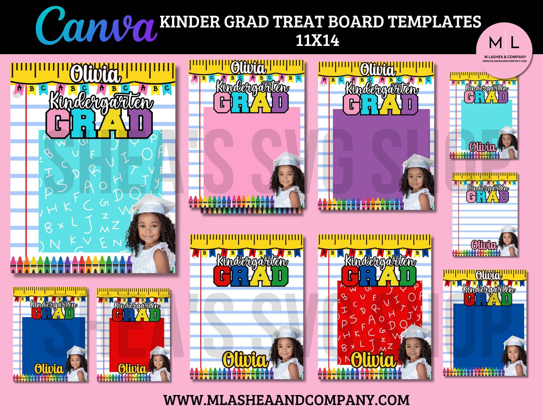 Canva Kinder Grad Treat Board Templates – M LaShea & Company