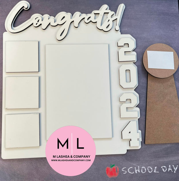 2025 Congrats 3D Sublimation Frame - Set of 2: LARGE/ 2025 – M LaShea ...