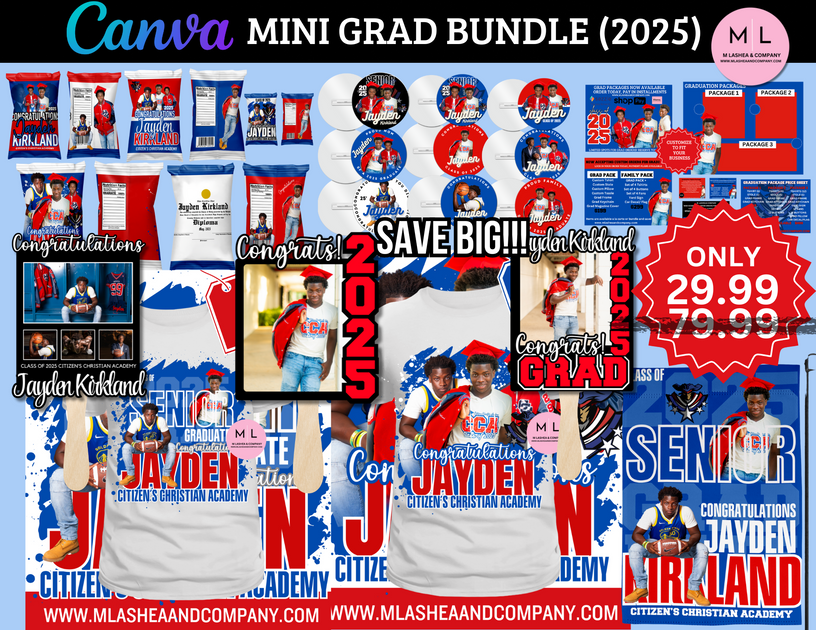 Canva Mini Grad Bundle (2025) – M LaShea & Company