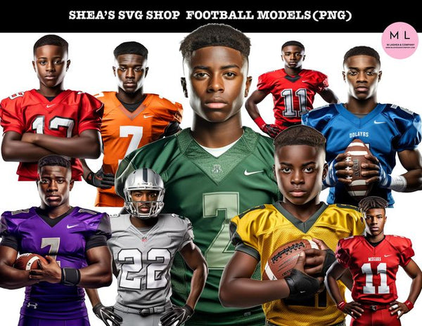 Football Models (PNG) – M LaShea & Company