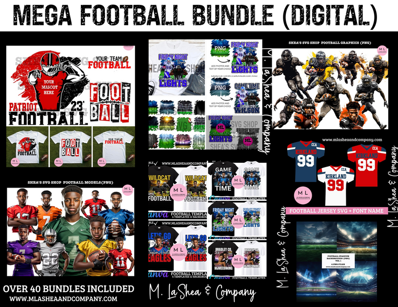MEGA Football Digital Collection Bundle – M LaShea & Company