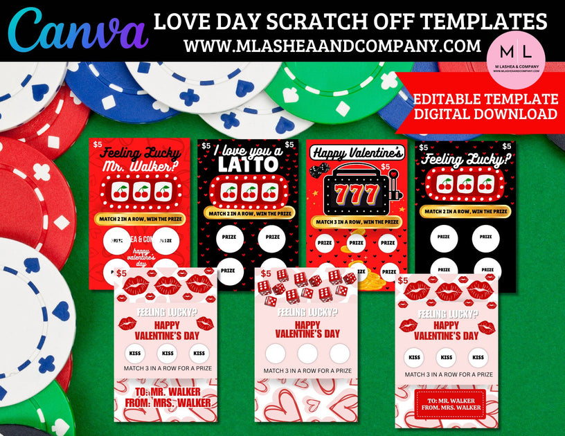 Love Day Scratch Off Canva Templates – M LaShea & Company
