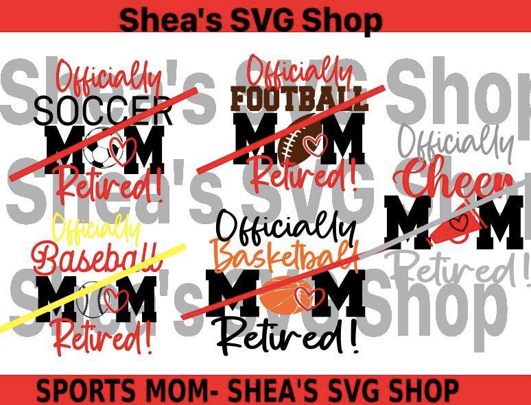 Sports Mom Retired SVG Bundle – M LaShea & Company