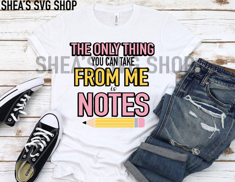 Take Notes SVG – M LaShea & Company