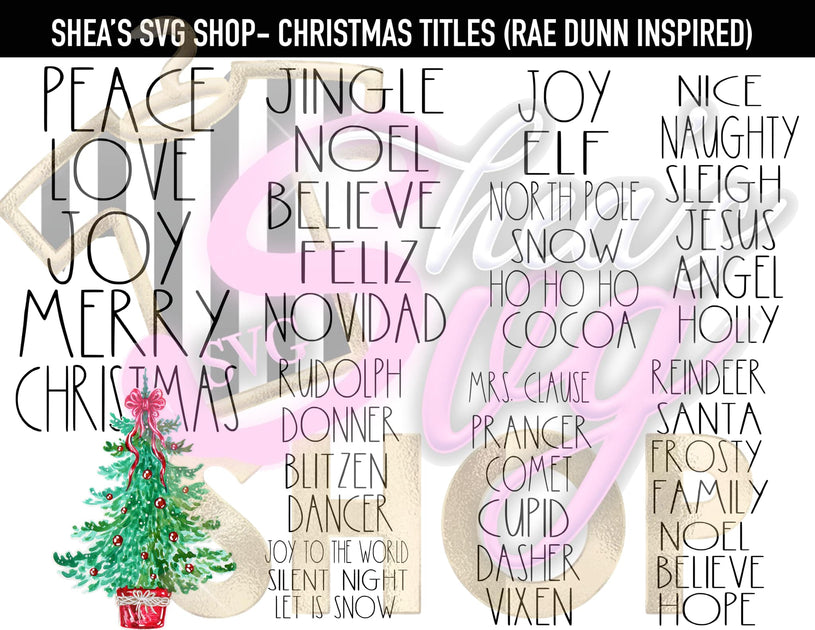 Christmas Titles R D Inspired – M LaShea & Company