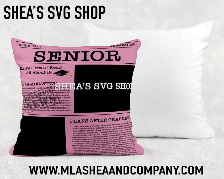 Senior Newspaper Photoshop Template – M LaShea & Company