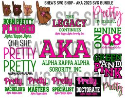 AKA 2023 SVG Bundle – M LaShea & Company