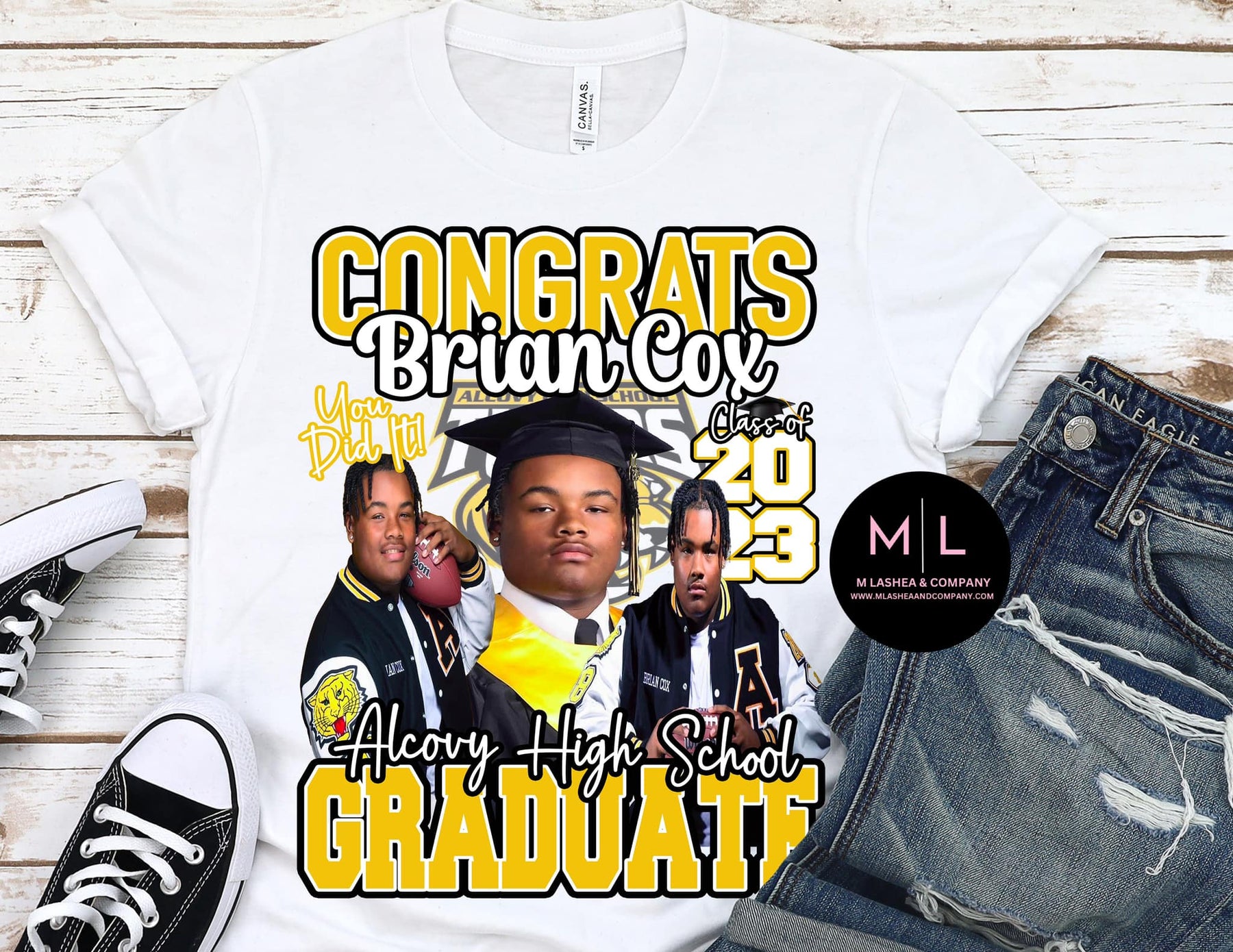 Congrats PSD Template + Mini Video Tutorial – M LaShea & Company