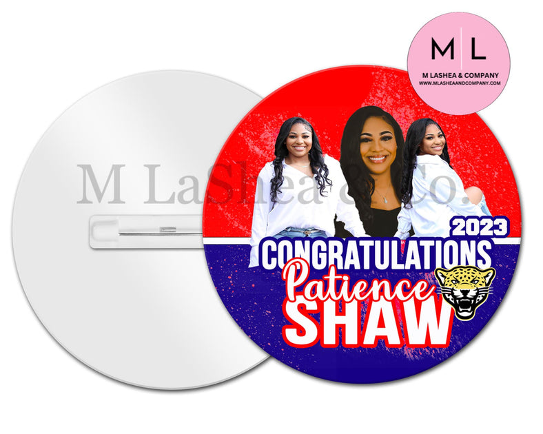 Grad Button Photoshop Template – M LaShea & Company