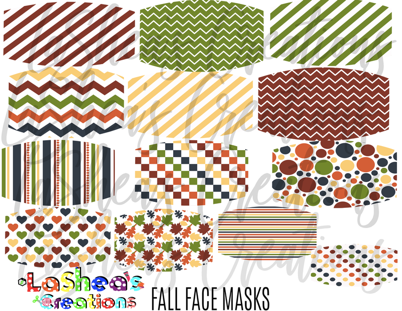 Fall Face Mask Template Bundle – M LaShea & Company