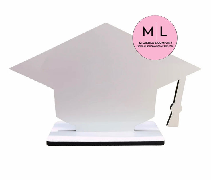 Graduation Cap Plaque/Photo Frame Blanks (Sublimation) Set of 2 – M ...