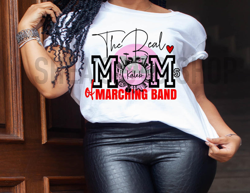 The Real Moms of Marching Band SVG + PNG – M LaShea & Company