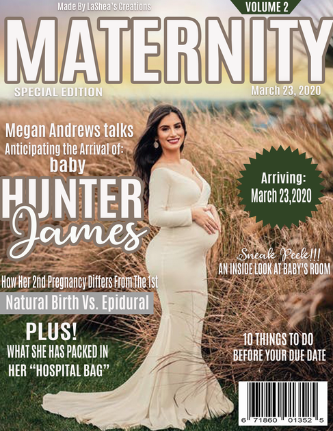 MATERNITY MAGAZINE COVER TEMPLATE – M LaShea & Company